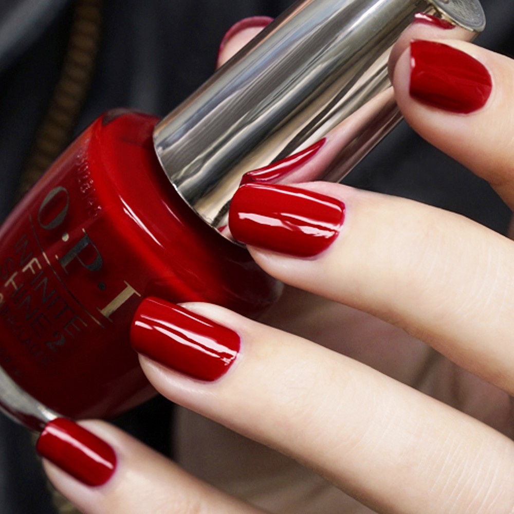 OPI Infinite Shine - Relentless Ruby (IS L10) ยาทาเล็บ โทนแดง Maroon ...