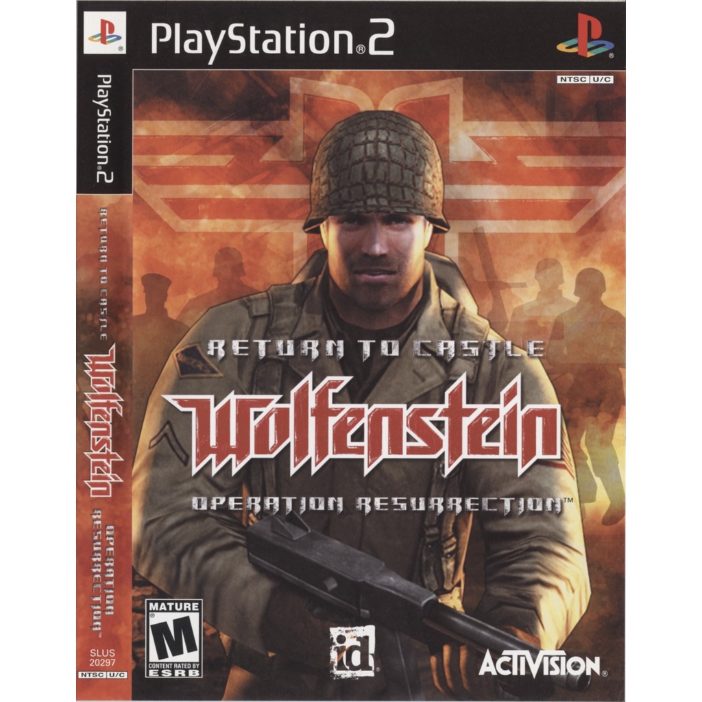 แผ่นเกมส์ Return to Castle Wolfenstein Operation Resurrection PS2 ...