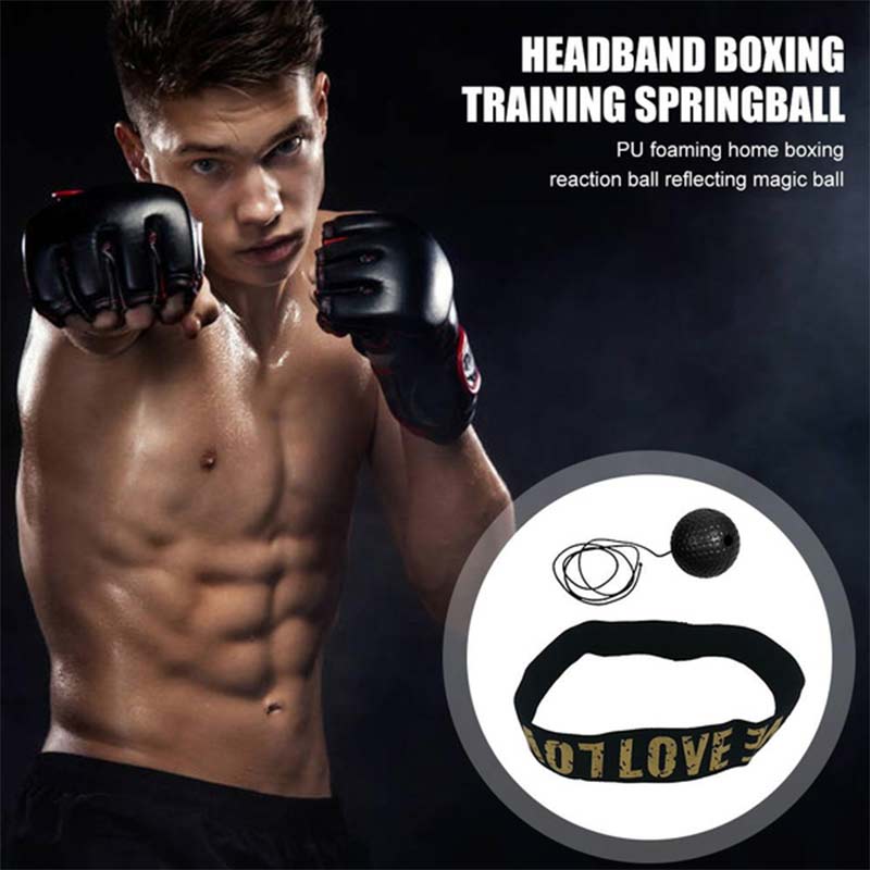 Punching Ball Bag Speed Boxing Training Set With Gloves Reflex Speed ...