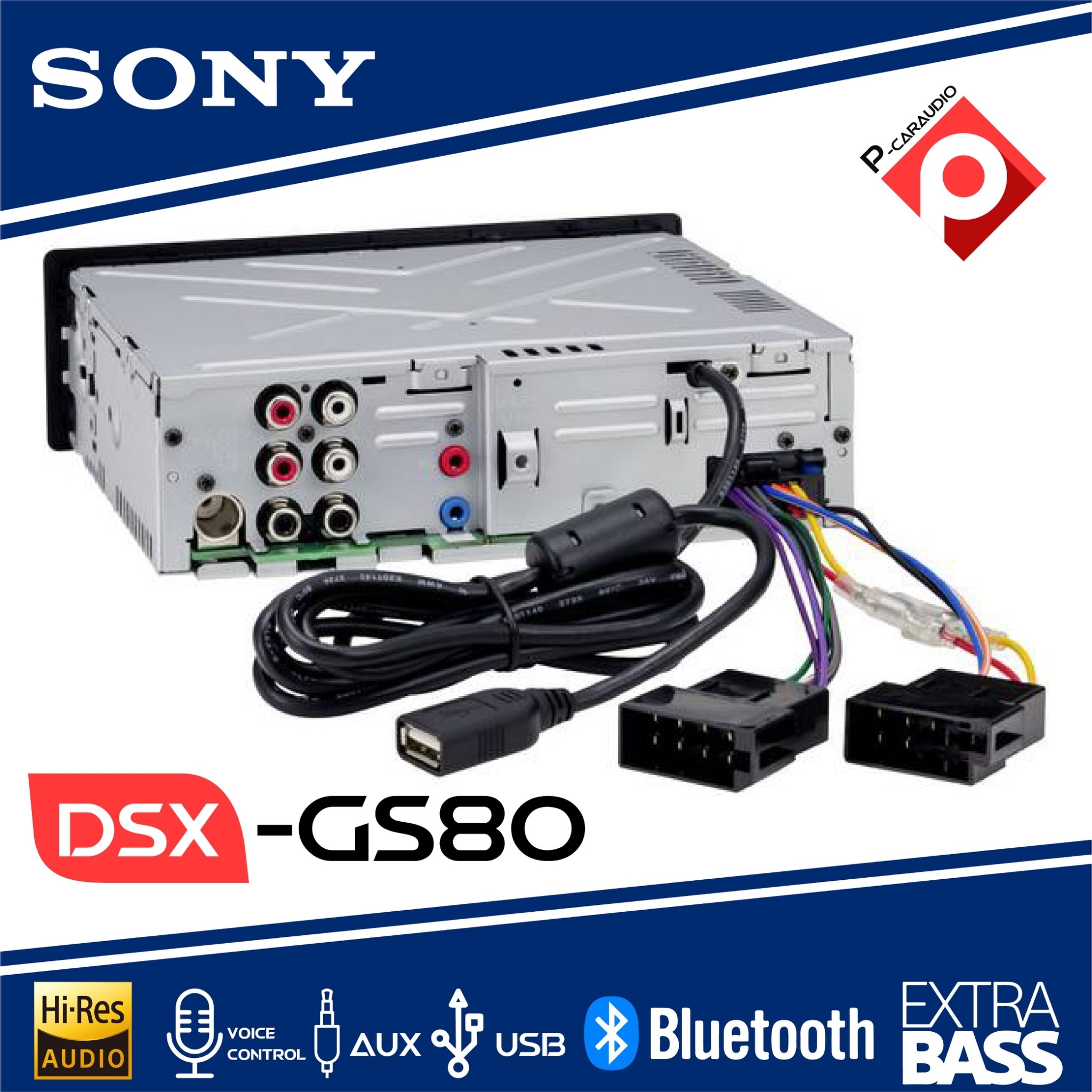 SONY DSX-GS80 ราคา 5190 บาท CAR AUDIO NEW 2020-2021 พลังเสียง 4 x 100W ...