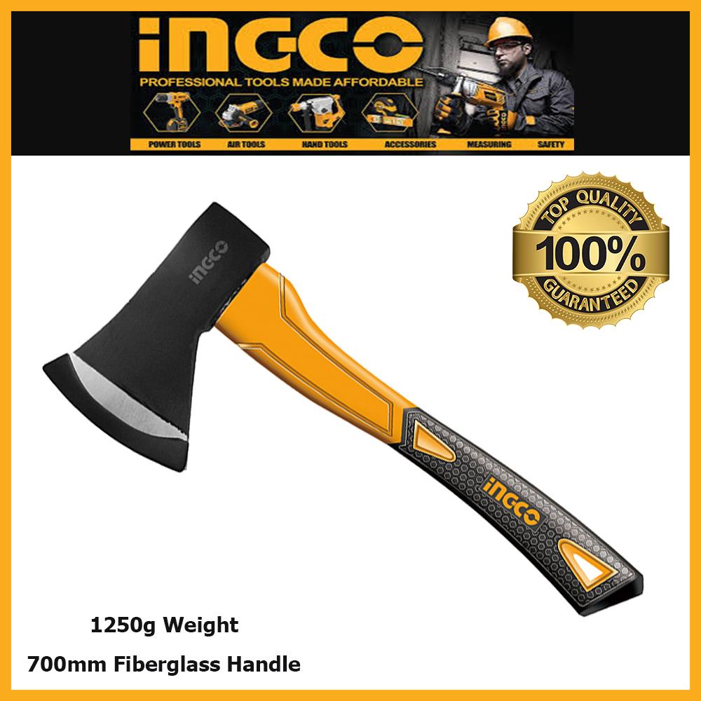 INGCO ( HAX02012508 ) ขวาน ด้ามไฟเบอร์ ขนาด 1250g - INGCO - ThaiPick