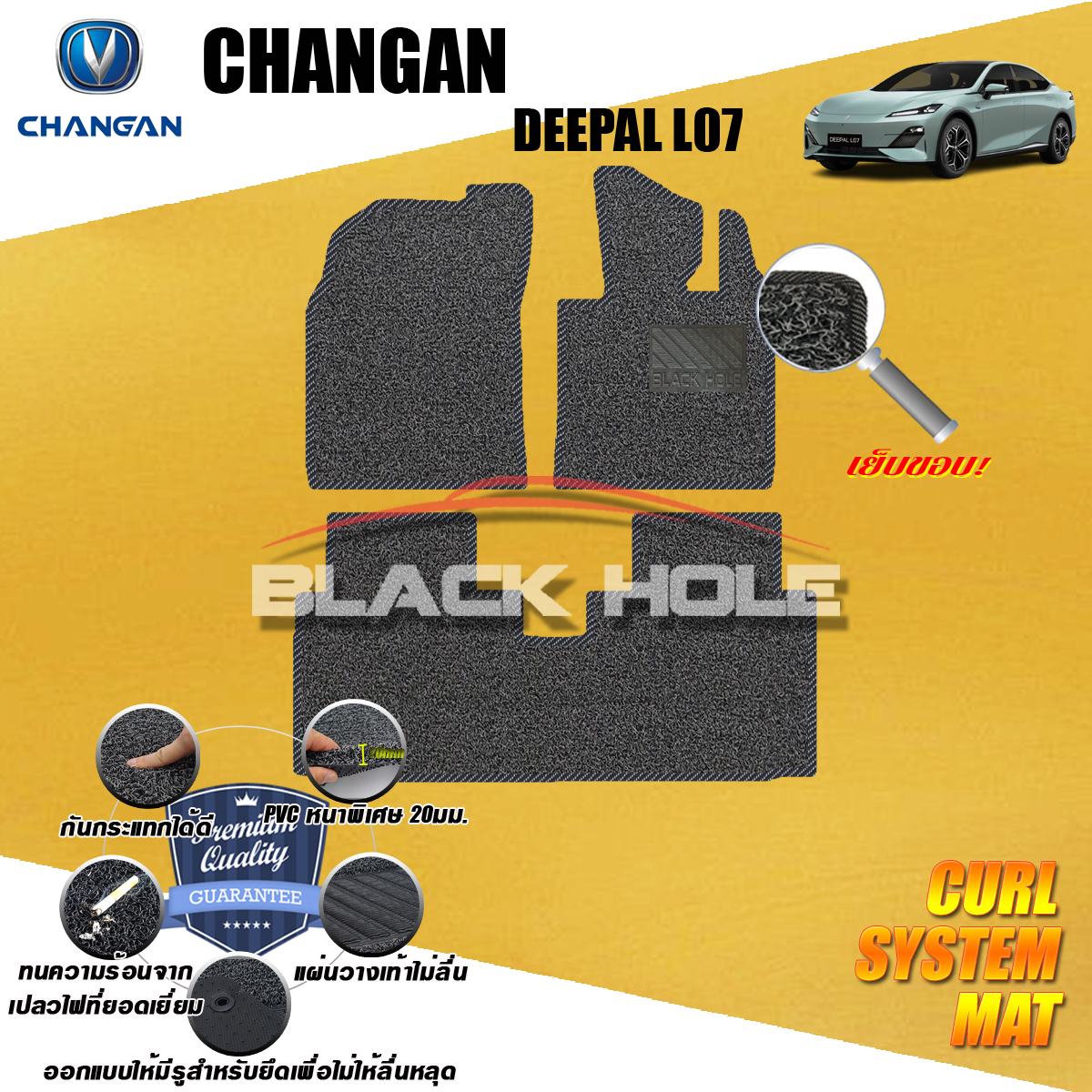 Changan deepal LO7 2023-ปัจจุบัน (ชุดห้องโดยสาร) พรมรถยนต์ไวนิลดักฝุ่น ...