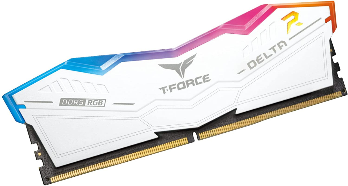 TEAMGROUP T-Force Delta RGB DDR5 32GB Kit (2x16GB) 6000MHz (PC5-48000 ...