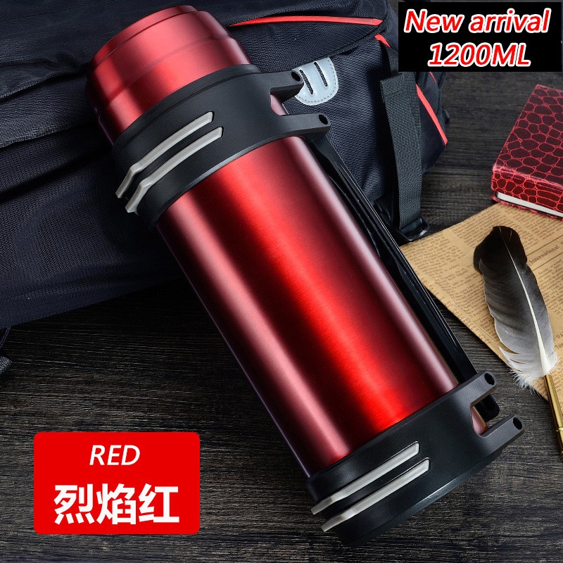 Vacuum Flask 1000ml Stainless Steel Bottle Hot&Cold Flask Thermos for ...
