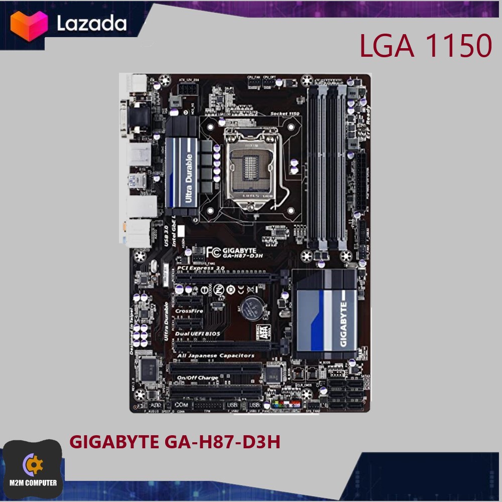 1150/MAINBOARD/GIGABYTE GA-H87-D3H/DDR3 | Lazada.co.th