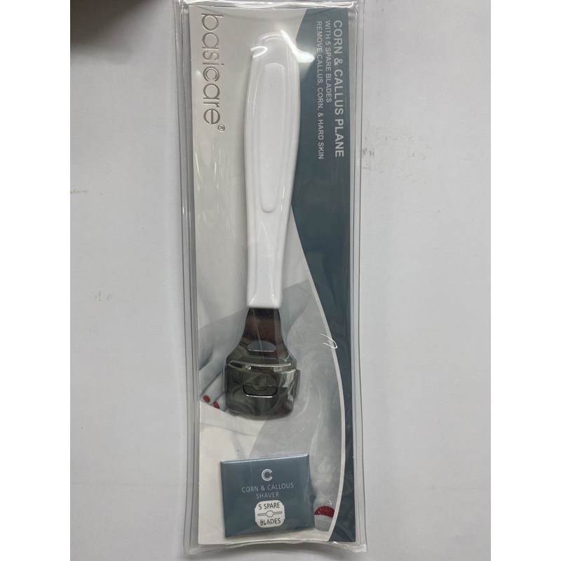 🔥สินค้าขายดี🔥 [ด้ามขูดส้น+5ใบ1095]กรรไกรตัดเล็บ BASICARE ผลิตจากวัสดุ ...