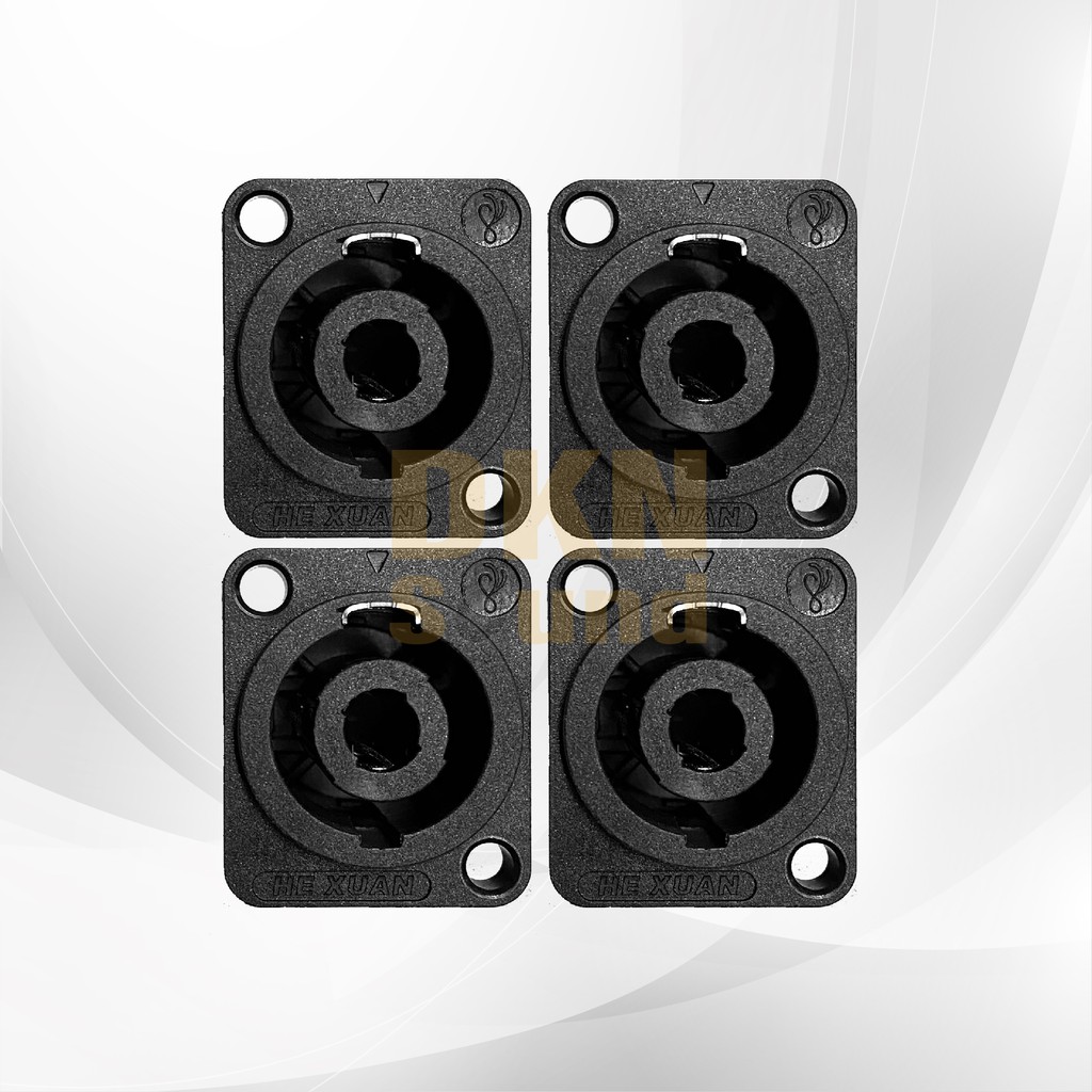 สินค้าขายดี!!! แพ็ค 4/8/16 ตัว! แจ็คสเปคคอน ตัวเมีย 4P แบบเหลี่ยม มี ...