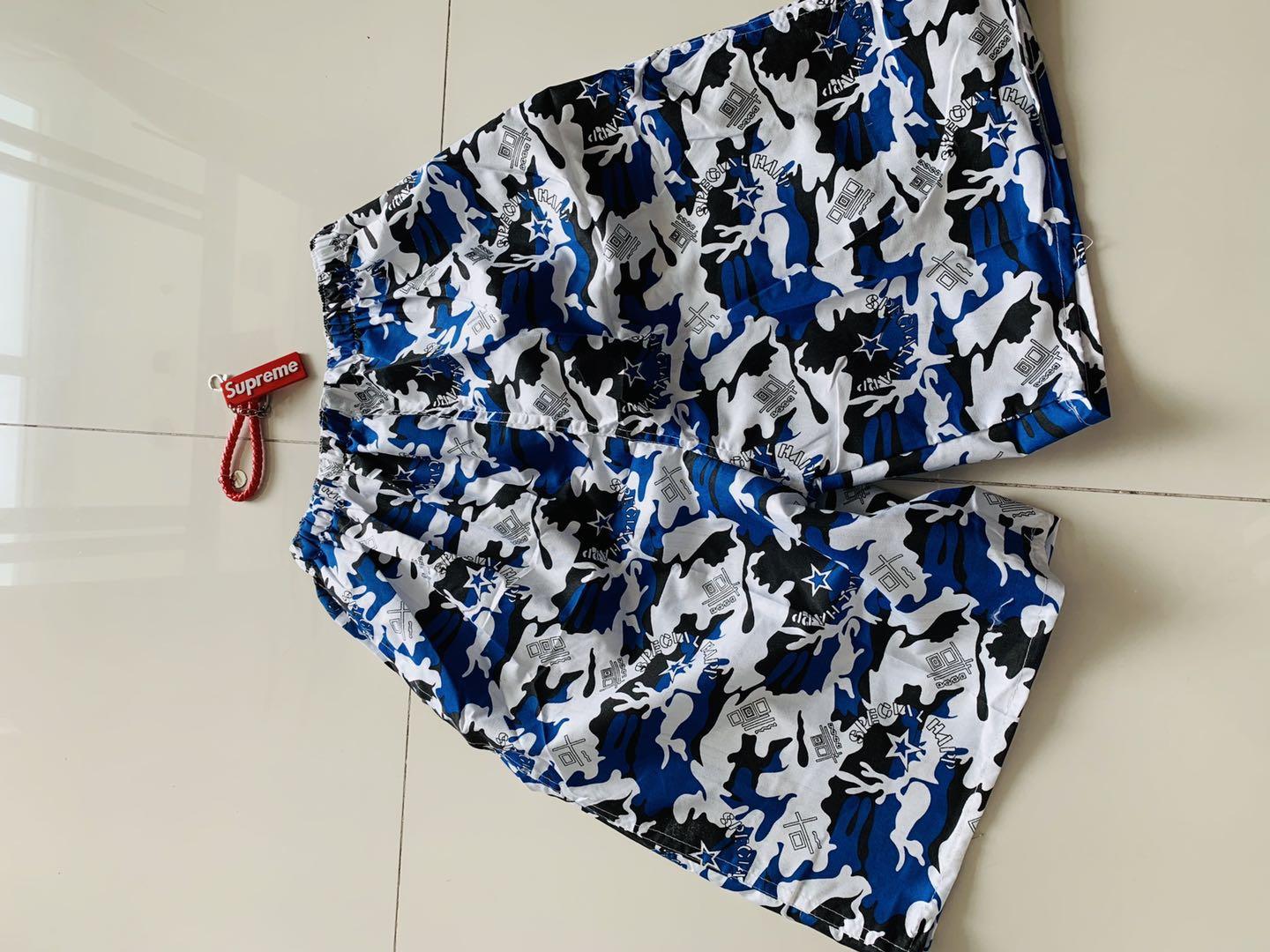 - Ck.YMan Summer cool and comfortable Shrinkable shorts ลายทหาร มี ...