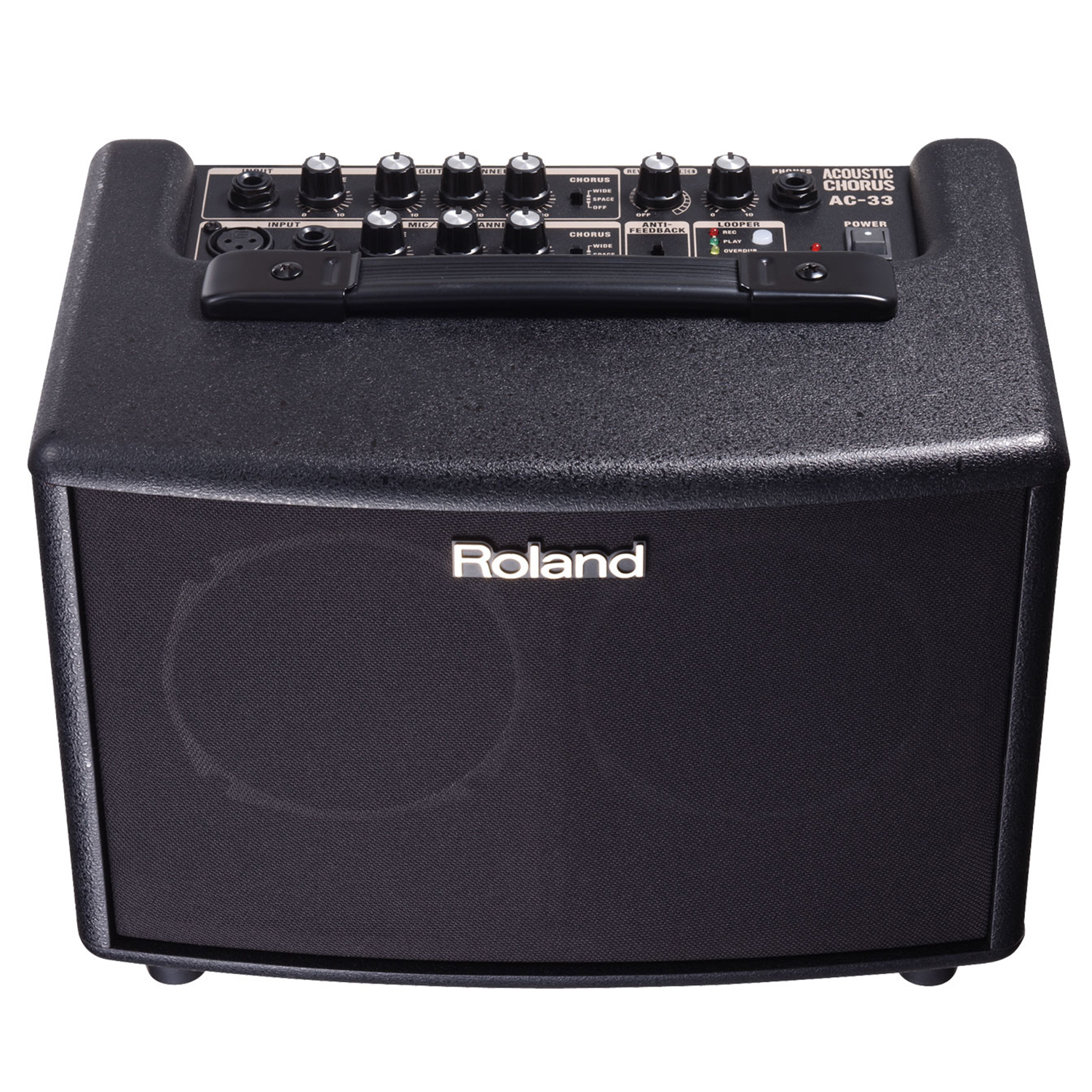 Roland AC-33 - 30-watt 2 x 15-watt, 2-channel Acoustic Guitar Amplifier ...