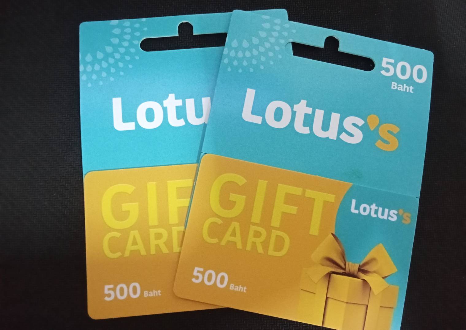 บัตรโลตัส บัตรของขวัญโลตัส Lotuss gift card มูลค่า 500 บาท ไม่มีวัน ...
