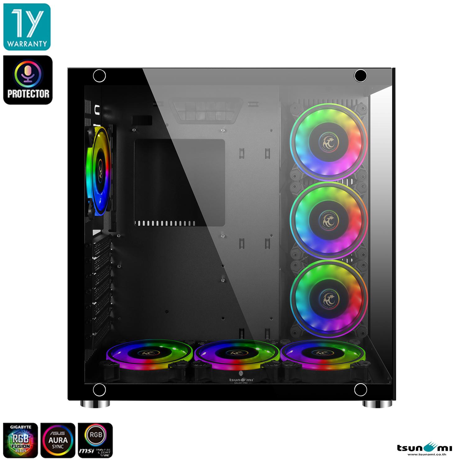 เคสคอมพิวเตอร์ Tsunami Protector Vision Sound Sync ARGB Panorama ...