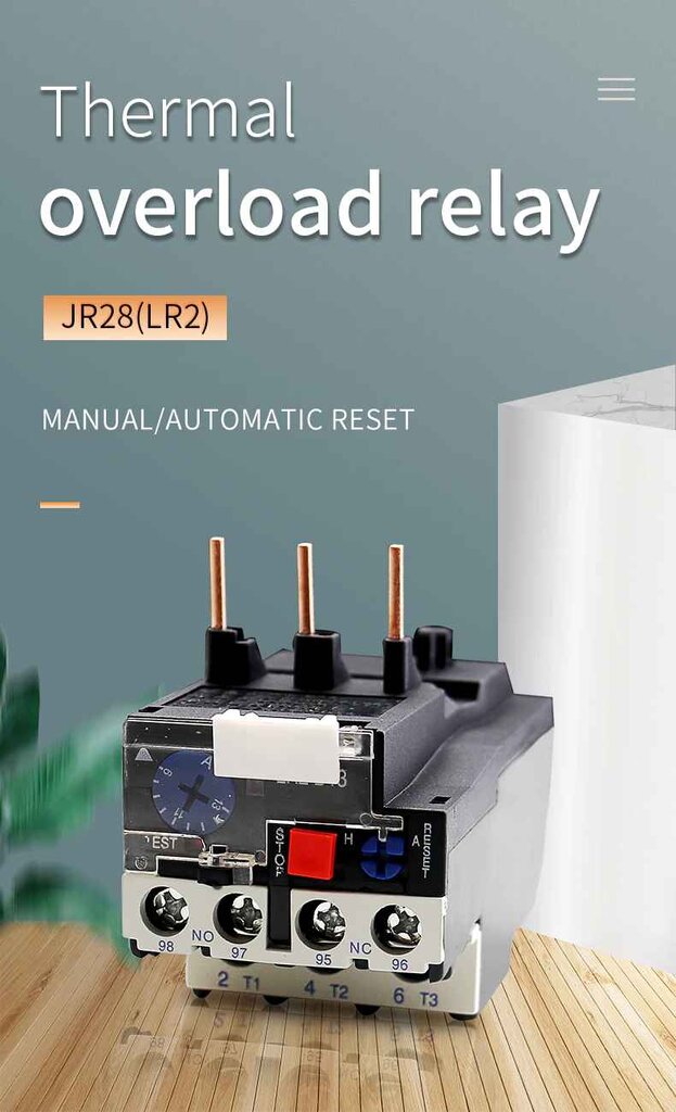 JR28-25 Thermal Overload Relay โอเวอร์โหลดรีเลย์ สำหรับแมกเนติกรุ่น LC1-DCJX2 - General4 Group ...