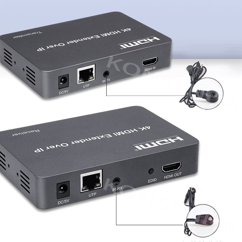4K USB HDMI KVM Extender กว่า TCP IP 150M รองรับ HDMI Loop HDMI KVM ...