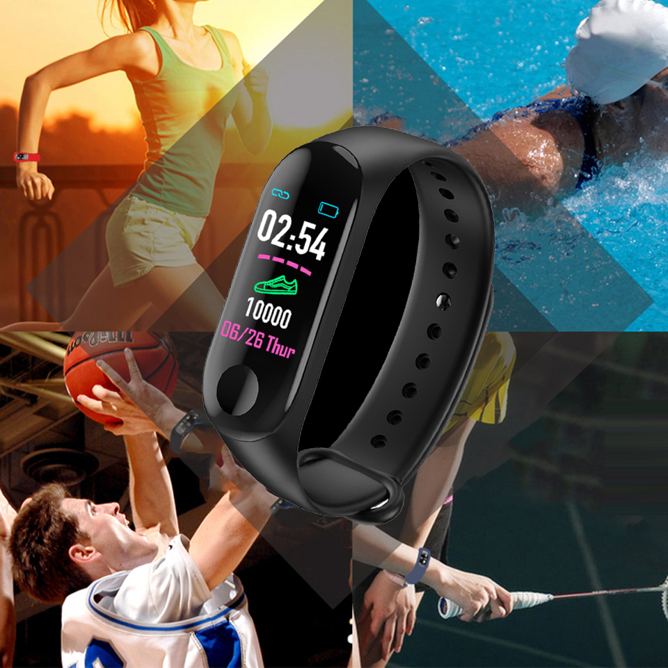 [พร้อมส่งจากไทย] Smart Watch M3 นาฬิกาสมาร์ทวอทช์ นาฬิกาเพื่อสุขภาพ วัด ...