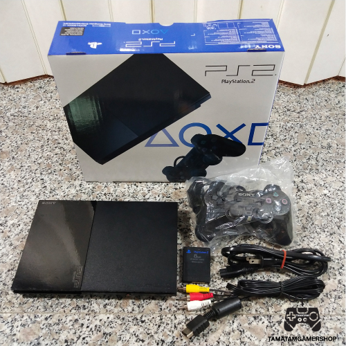 เครื่องเกมPS2 Slim รุ่น90006 ล่าสุด PS2มือสอง ครบชุดพร้อมเล่น เล่นแผ่น ...