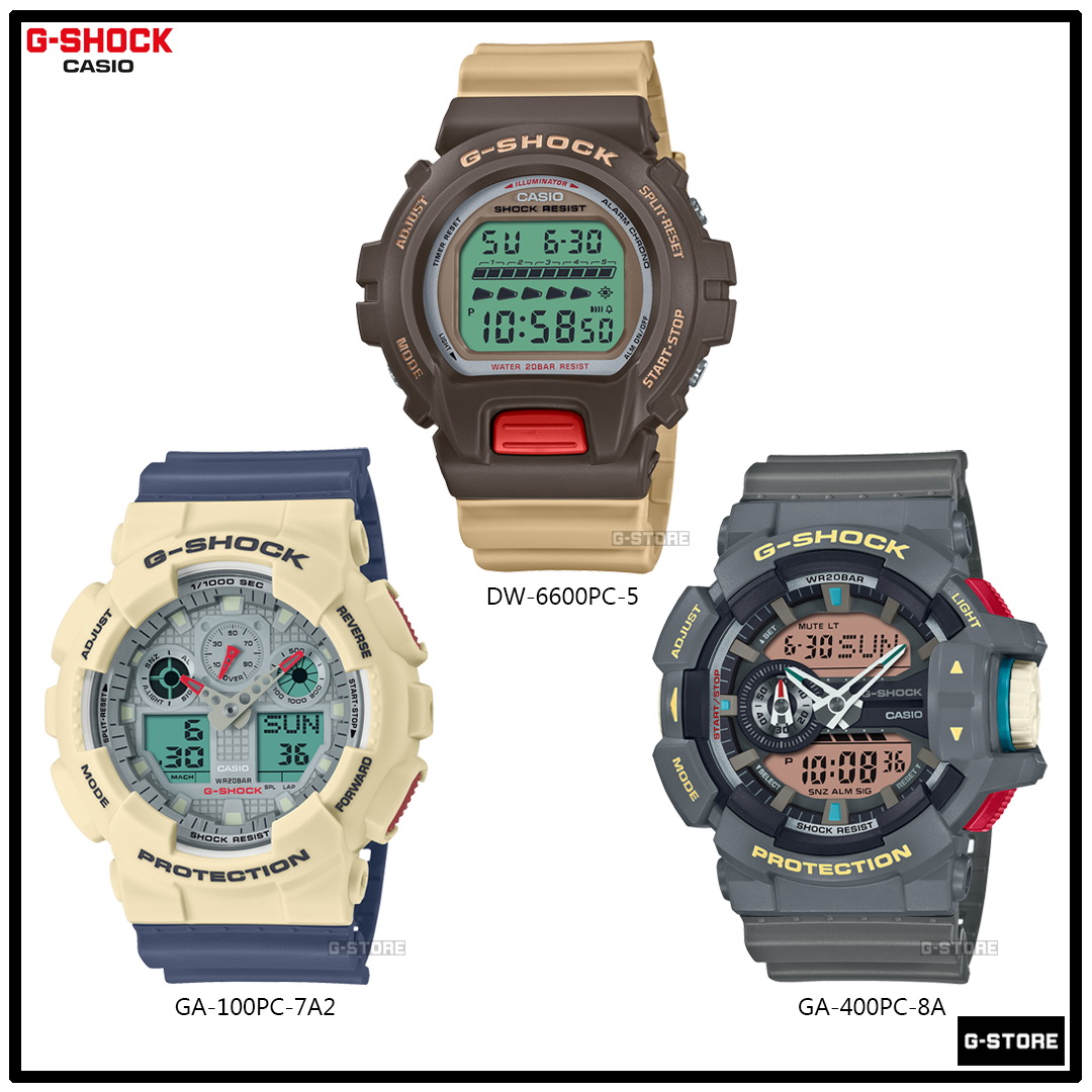 G-SHOCK รวมรุ่น GA-100PC-7A2DR ของแท้ประกันรับประกันศูนย์ 1 ปี - NEWNEW168 - ThaiPick