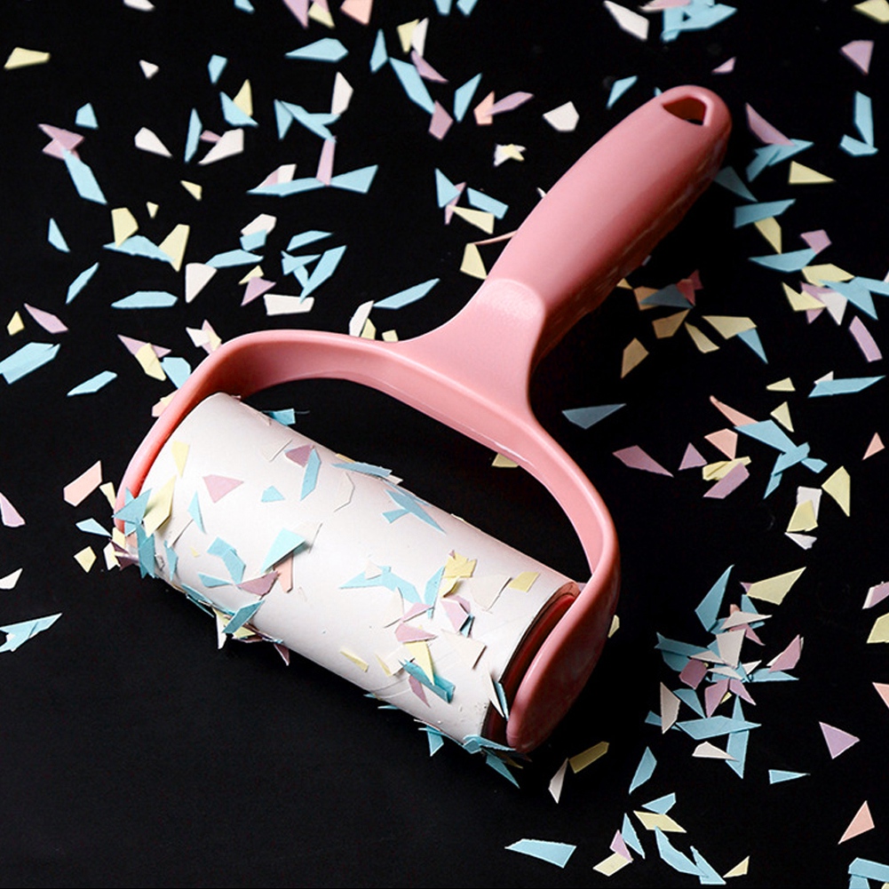 60 Rolls Tearable Roller Dust Paper Sticky Roller Adhesive Brush ...