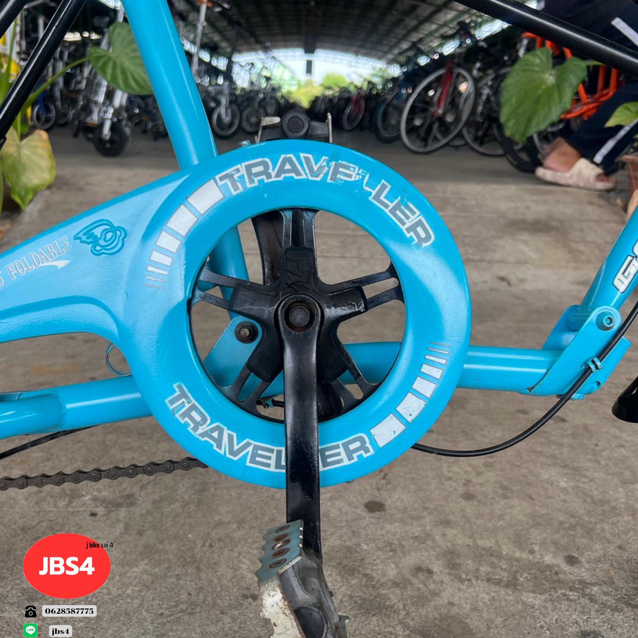 GoGo Bike จักรยานพับได้ สีฟ้าล้อเล็ก - Jbike - ThaiPick