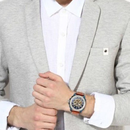 [ORIGINAL] Fossil ME3135 Brown Leather Modern Sport MachineMen's Watch ...