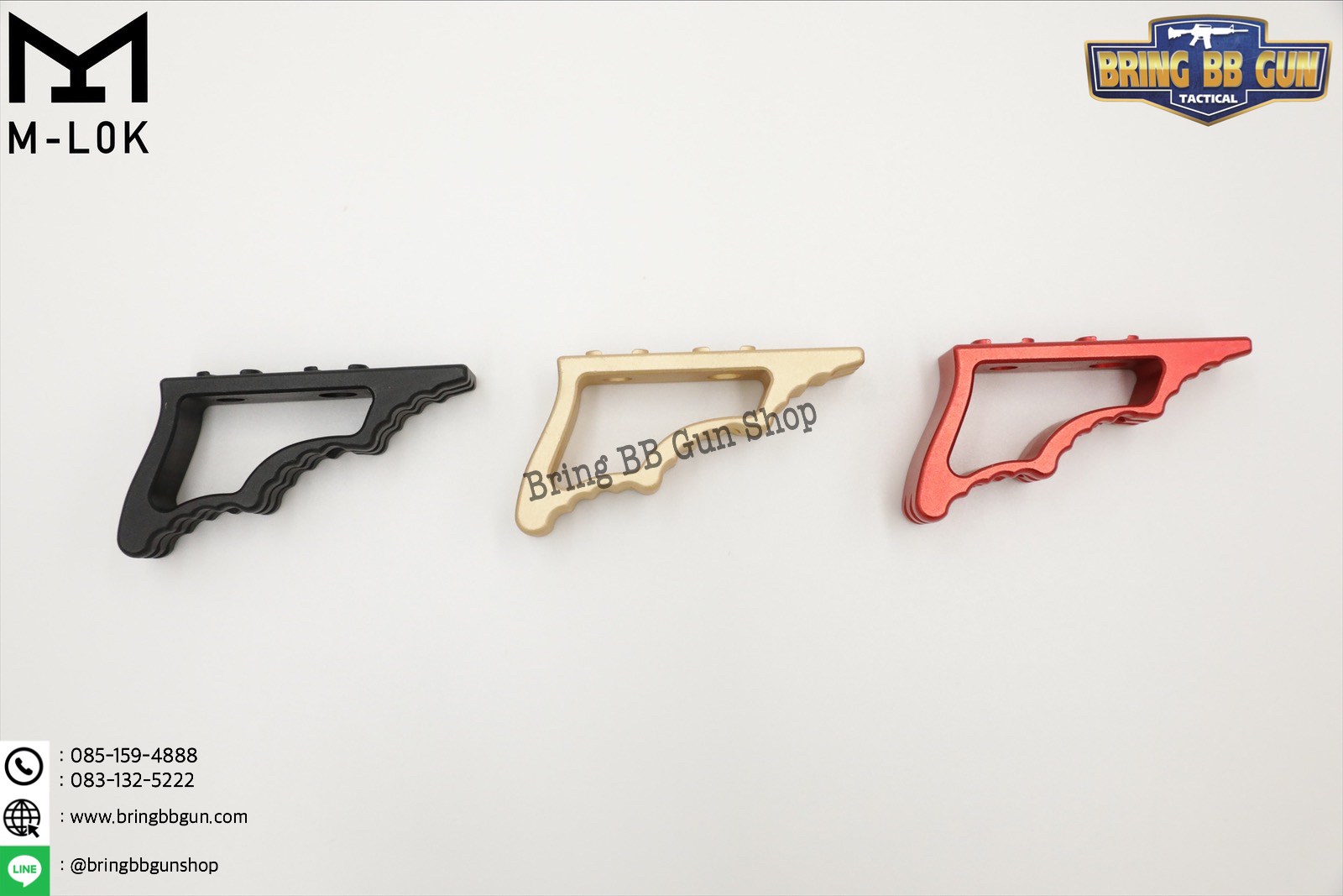 กริ๊ปมือหน้า Magpul AFG M-Lok (Angled Fore Grip) (ใช้ได้กับชุดหน้าระบบ ...