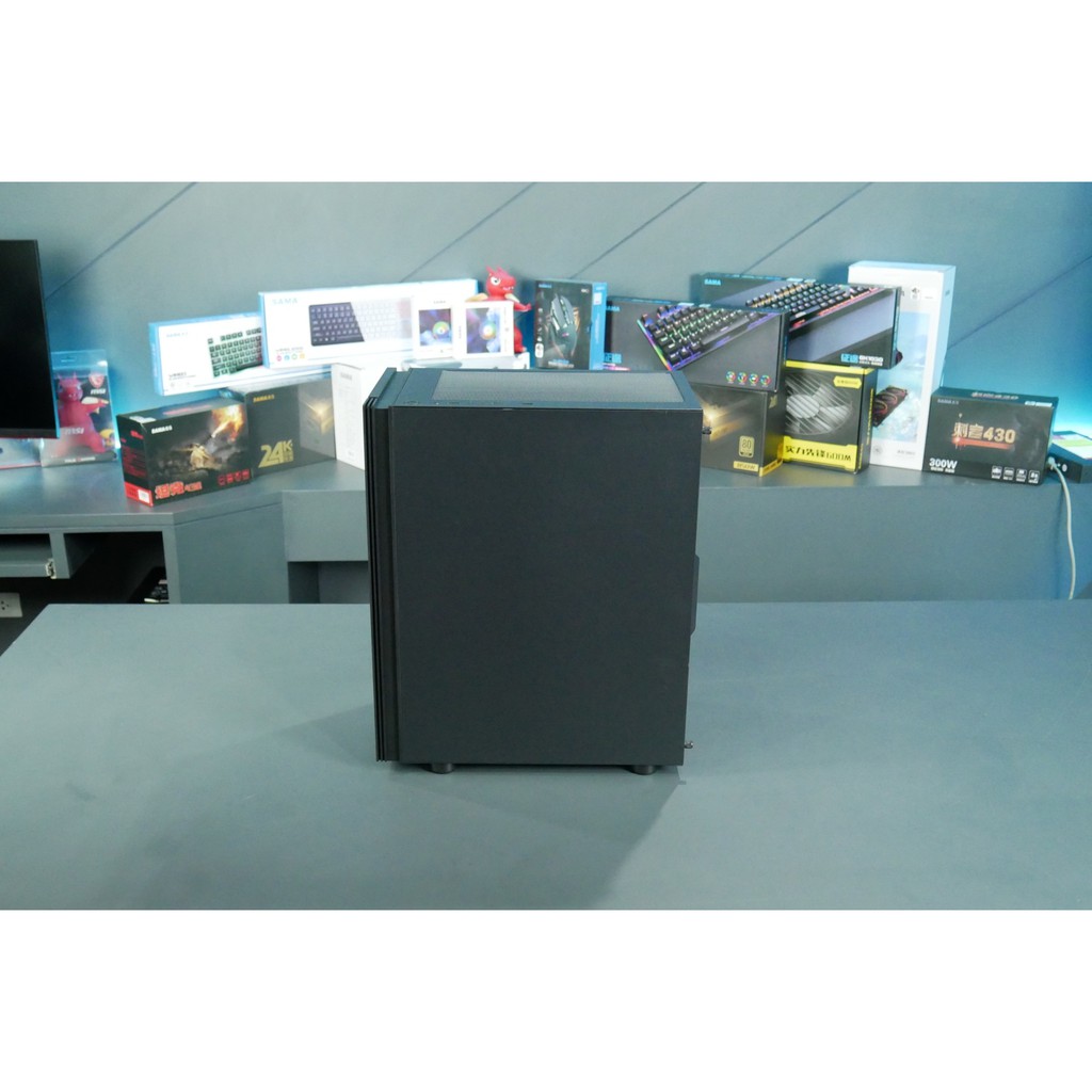 CASE SAMA 3301 BLACK เคสเกมมิ่ง ฝาข้างกระจกใส ใส่พัดลมได้ 6ตัว - มหาพรม ...