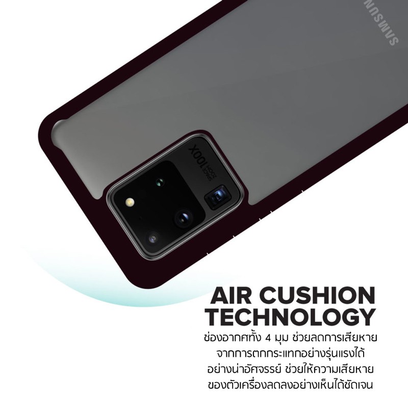 X•ONE DropGuard 2.0 เคสกันกระแทกสำหรับ Samsung Galaxy S20 Ultra, S20Plus, Note10 Plus, Note10 ...