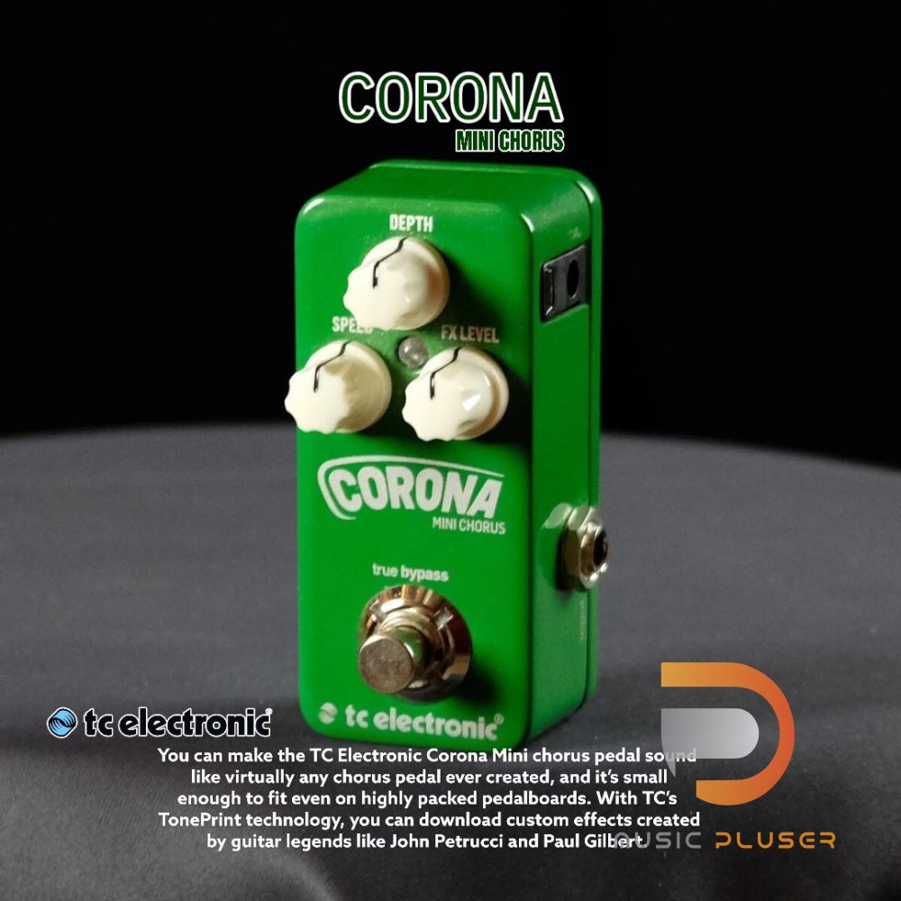 TC ELECTRONIC CORONA MINI CHORUS เอฟเฟคกีต้าร์ Delay Pedal for Electric ...