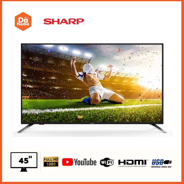 รีวิว Pantip SHARP Full HD TV 45 นิ้ว (Smart TV) รุ่น 2T-C45AE1X |MC ...