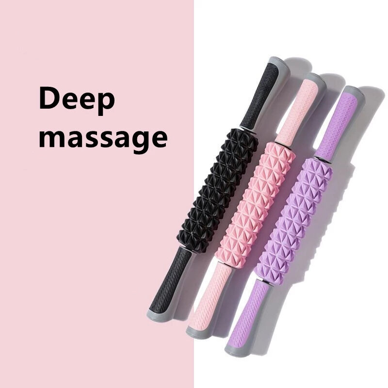 ลูกกลิ้งผ่อนคลายกล้ามเนื้อ Fitness Stick Spike Roller Leg Massager ...