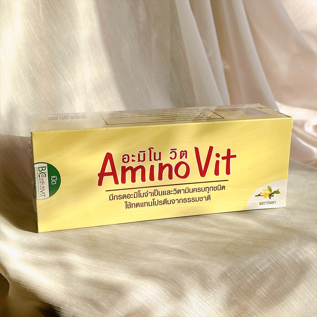 อะมิโน วิต AMINO VIT รวมรส อาหารทดแทนโปรตีนจากธรรมชาติ ฟื้นฟูการทำงาน ...