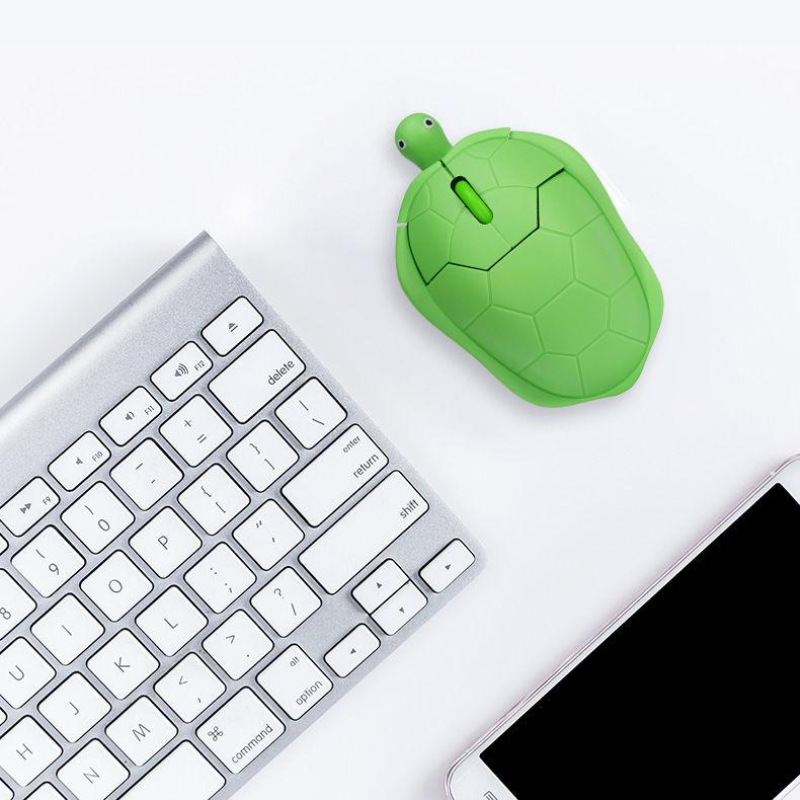 หนูรูปเต่า turtle shaped mouse เมาส์แบบมีสาย เมาส์ไร้สาย เมาส์ที่ ...