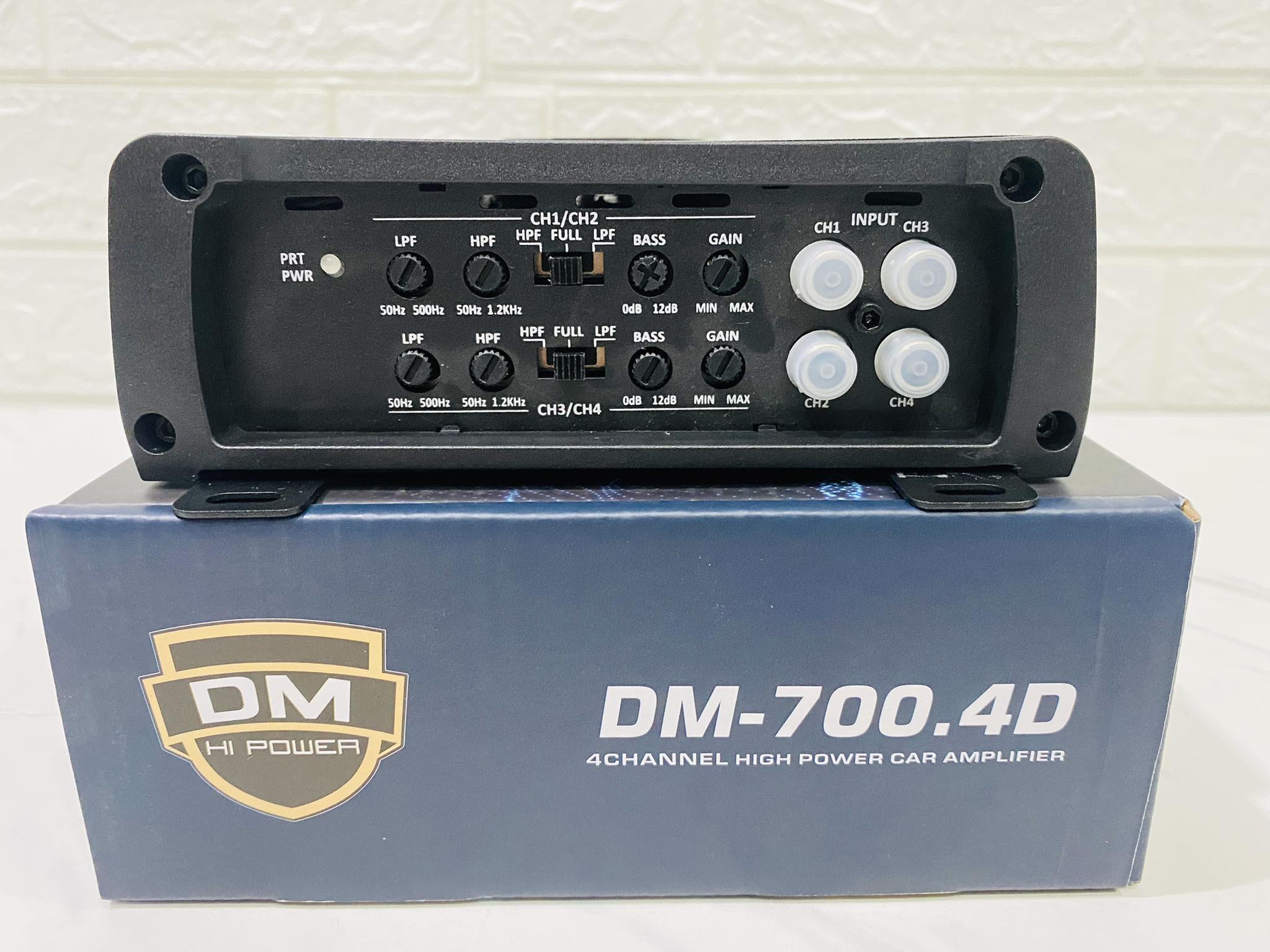 เพาเวอร์แอมป์ คลาสดี 4 CH 7000W รุ่น DM-700.4D สินค้าใหม่class d 4 ch ...