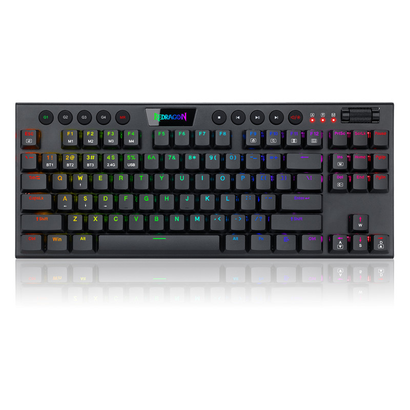 Redragon K621 Horus Wireless RGB Mechanical Keyboard 5.0 BT2.4 GhzWired ...