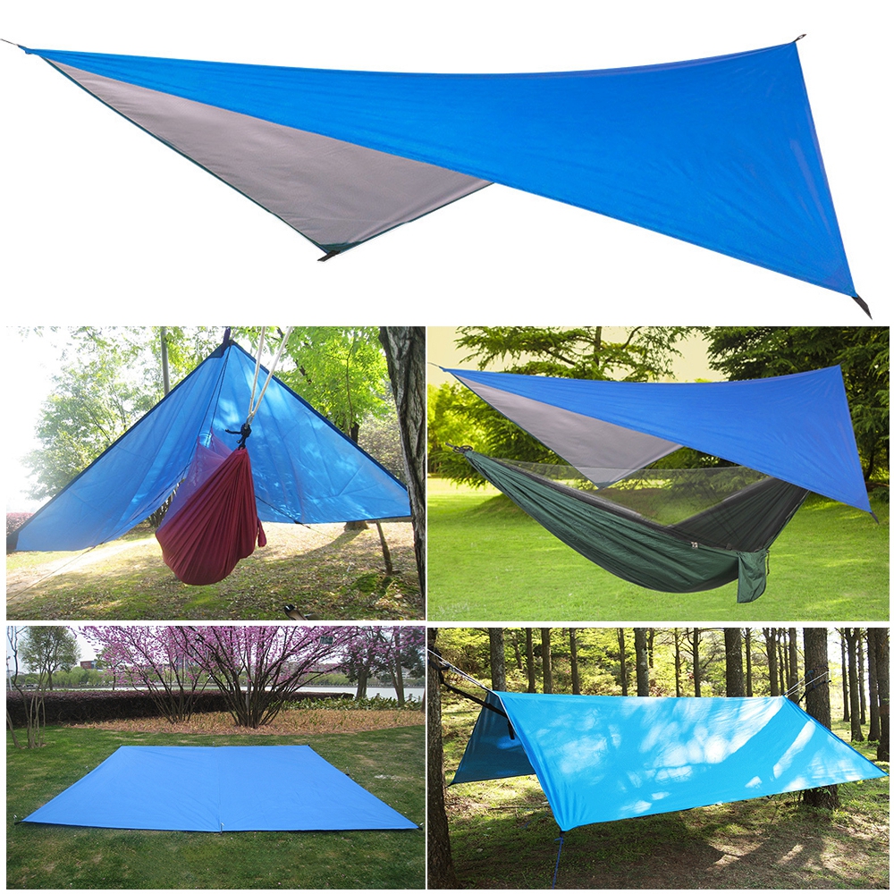 NARGANG89 Camping Survival Prevent Rain Fly Beach Sun Shelter Outdoor ...