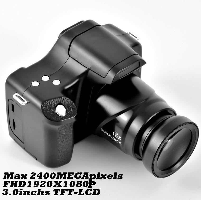 HD Digital Camera Mirrorless 1080P 3.0 Inch Lcd Screen Optical Zoom Tf ...