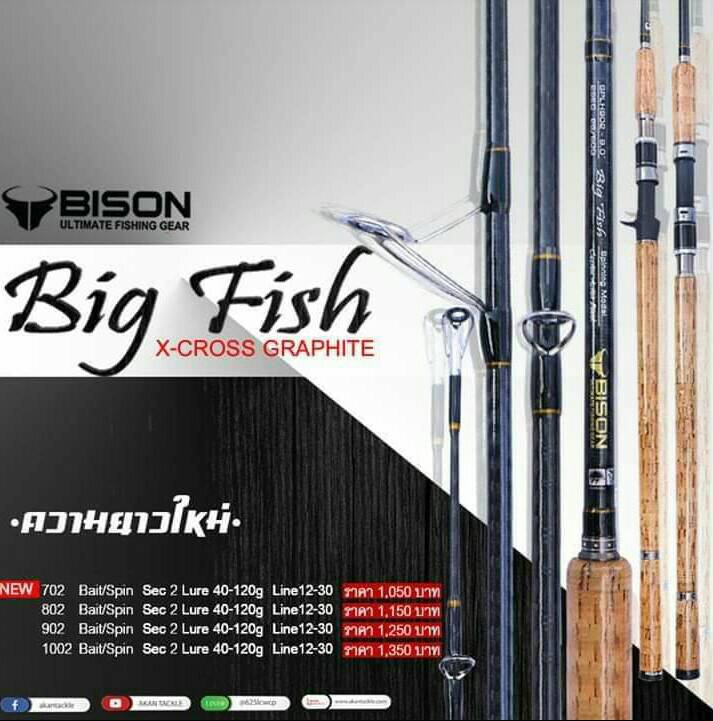 คัน BISON Big Fish 9-10 ฟุต | Lazada.co.th