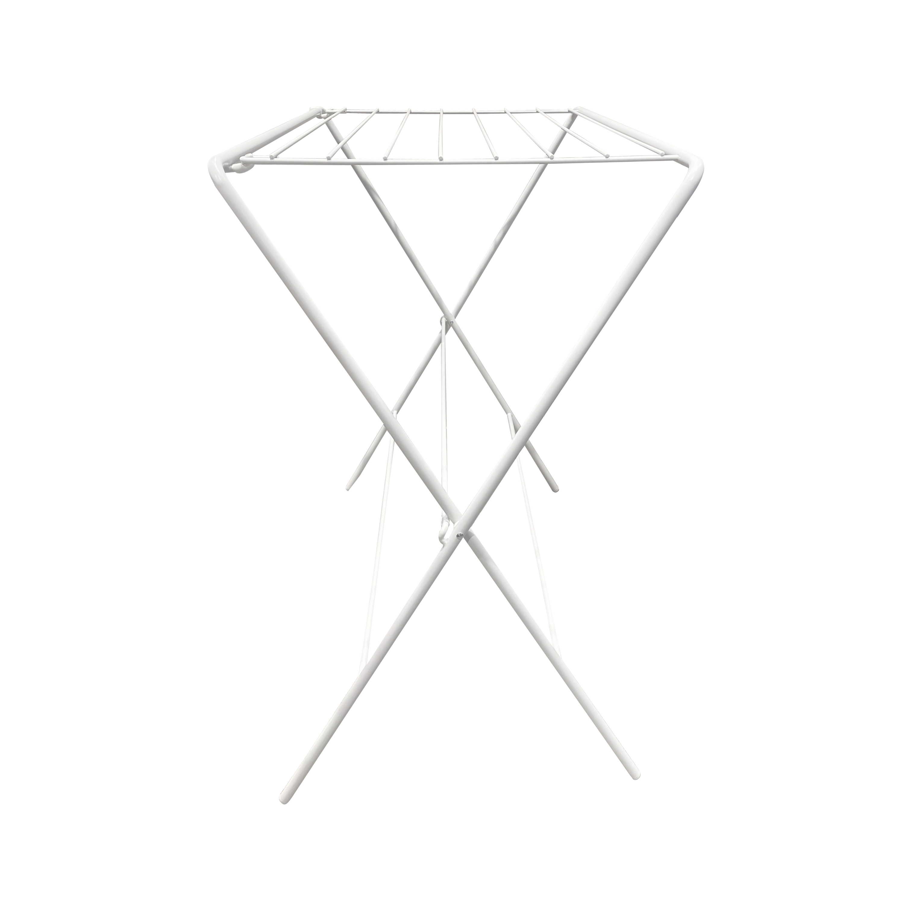 มูจิ ราวตากผ้าเหล็กพับได้ - MUJI Steel Drying Rack (W87.5 x D52.5 x H90 ...