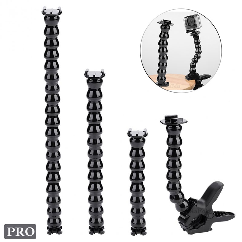 【Ready】 Flexable Neck Magic Arm Monopod Super Clamp Mount for GoPro 10 ...