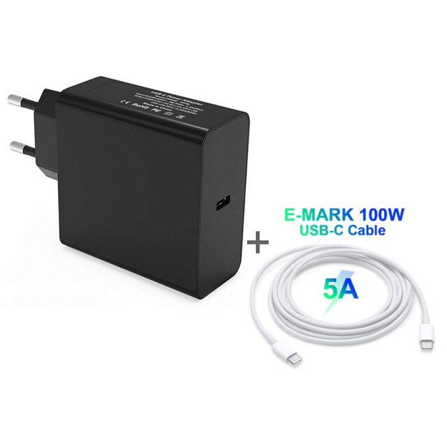 100W Type C Laptop Power Adapter Connector Plug USB Type C to Universal ...