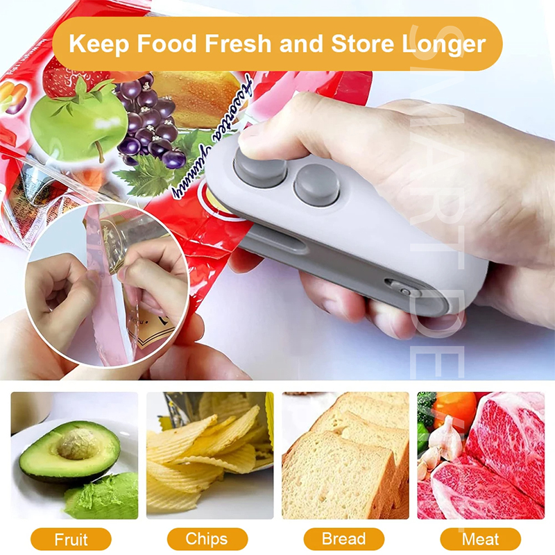 Mini sealing machine small household snack moisture-proof sealing tool ...