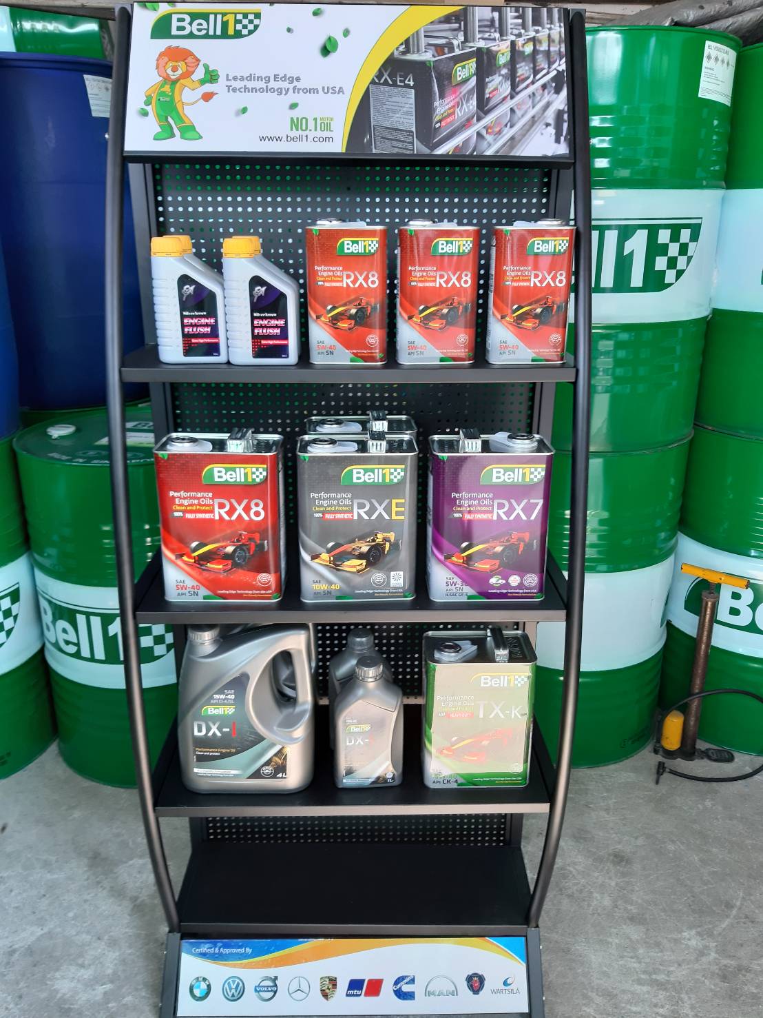 Bell1 น้ำมันเครื่อง สังเคราะห์แท้ API SP (Fully Synthetic) RX7 100% เกรด Premium 5W-30 สำหรับ ...