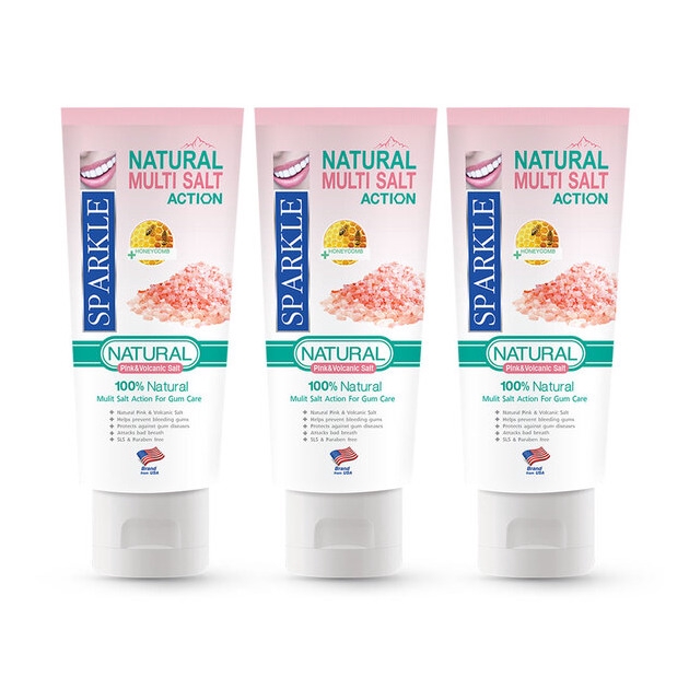 Sparkle Natural Himalayan Pink Salt Toothpaste 40g. ผลิตภัณฑ์ดูแลสำหรับ ...