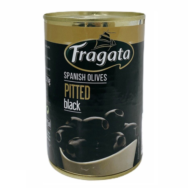 ฟรากาตา มะกอกดำไม่มีเมล็ด ในกระป๋อง 400 กรัม - Pitted Black Olives 400g Fragata brand | Lazada.co.th