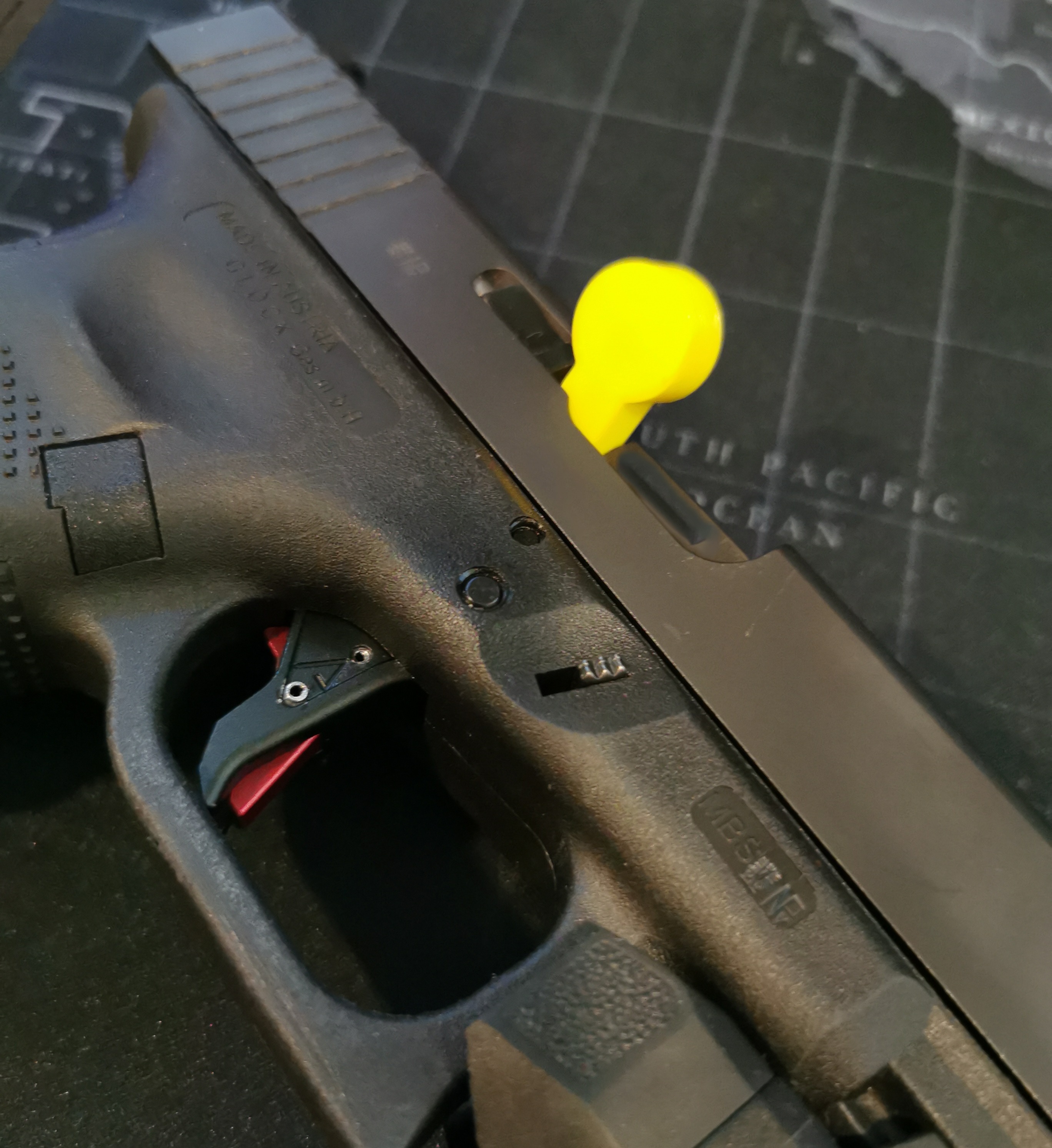 Pistol Safety Chamber Flag 9mm 9มม หมุดสอดลำเพลิง ค้างสไลด์ - V1 ...