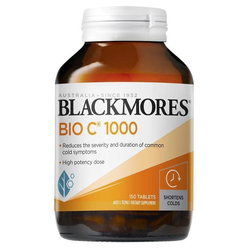 BLACKMORES VITAMINS BIO C 1000 MG. (แบล็คมอร์ วิตามินซี เสริมภูมิ ต้าน ...