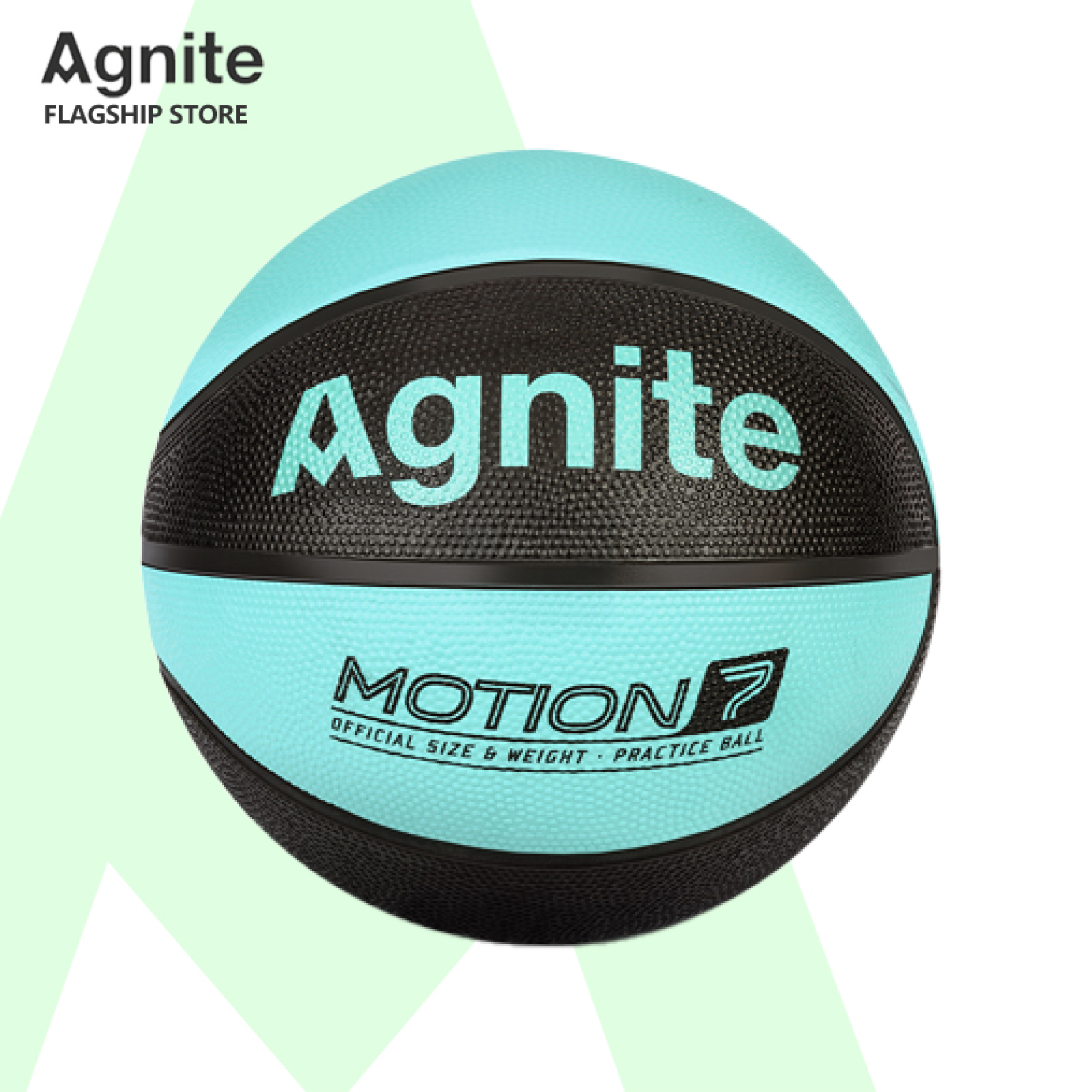Agnite ลูกบาสเกตบอล บาสเก็ตบอล ลูกบาสยาง หนัง PU เบอร์ 7 ขนาดมาตรฐาน ...