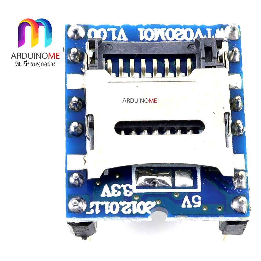 WTV020SD Micro SD Card Music Module - ArduinoME - ThaiPick