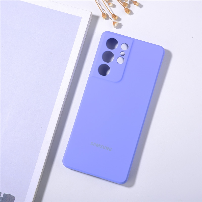 Original Samsung Galaxy S21 TPU Mobile Phone Case Bottom Closed Full Back Protective For S21 ...