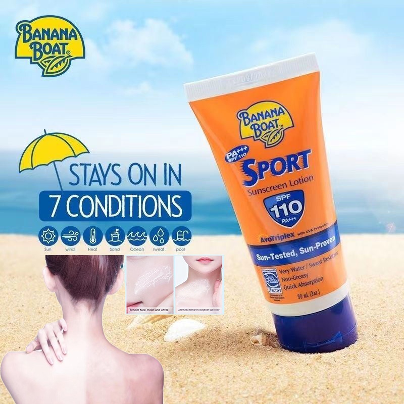 Banana Boat Sport Ultra Sunscreen Lotion SPF50 PA++++ (90 ml.) | Lazada ...