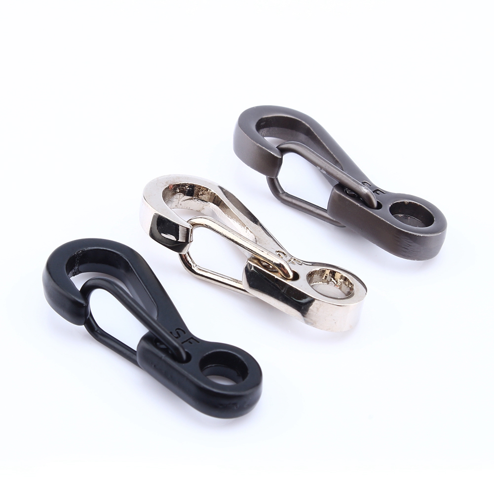 Mini EDC Carabiner Snap Spring Clips เบ็ด เครื่องมือพวงกุญแจการอยู่รอด ...